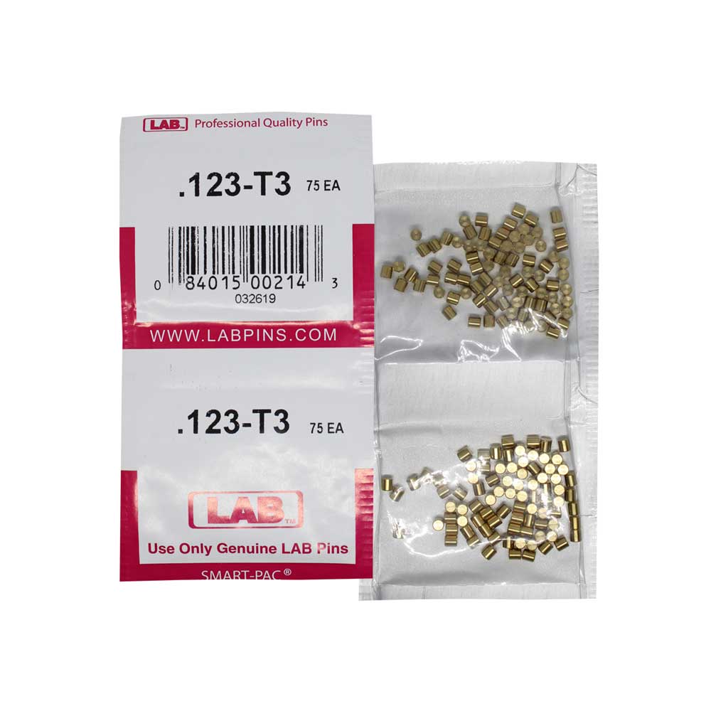 LAB - 123T - .123 Top Pin - .115 Diameter - Crown .003 Universal - Col – Locksmith Keyless