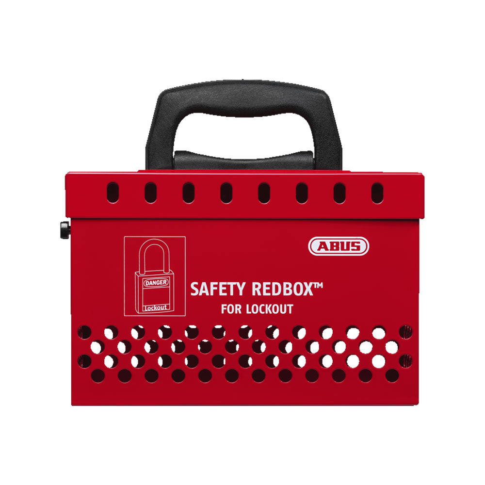 ABUS - B835 - Powder-Coated Steel Safety Redbox with Wall-Bracket ...