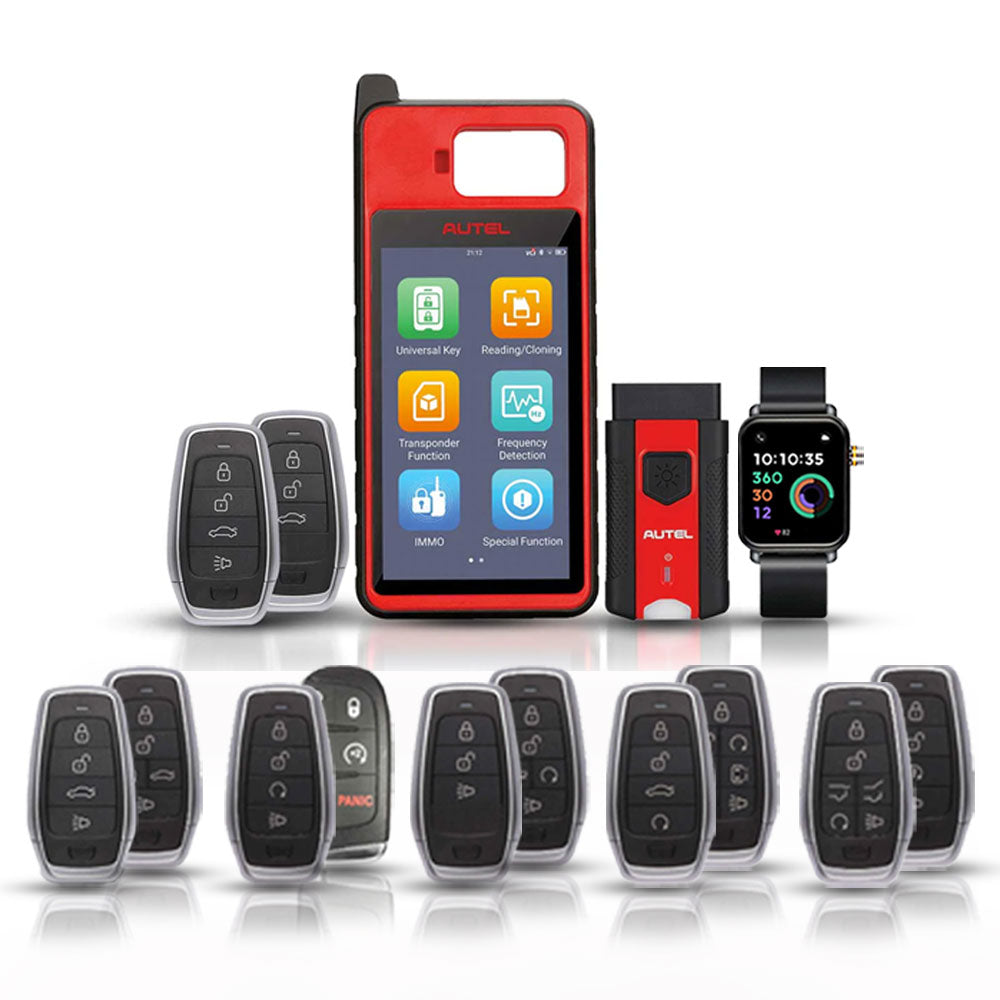 Autel MaxiIM KM100 Universal Key Generator Bundle with 10 Extra Univer ...