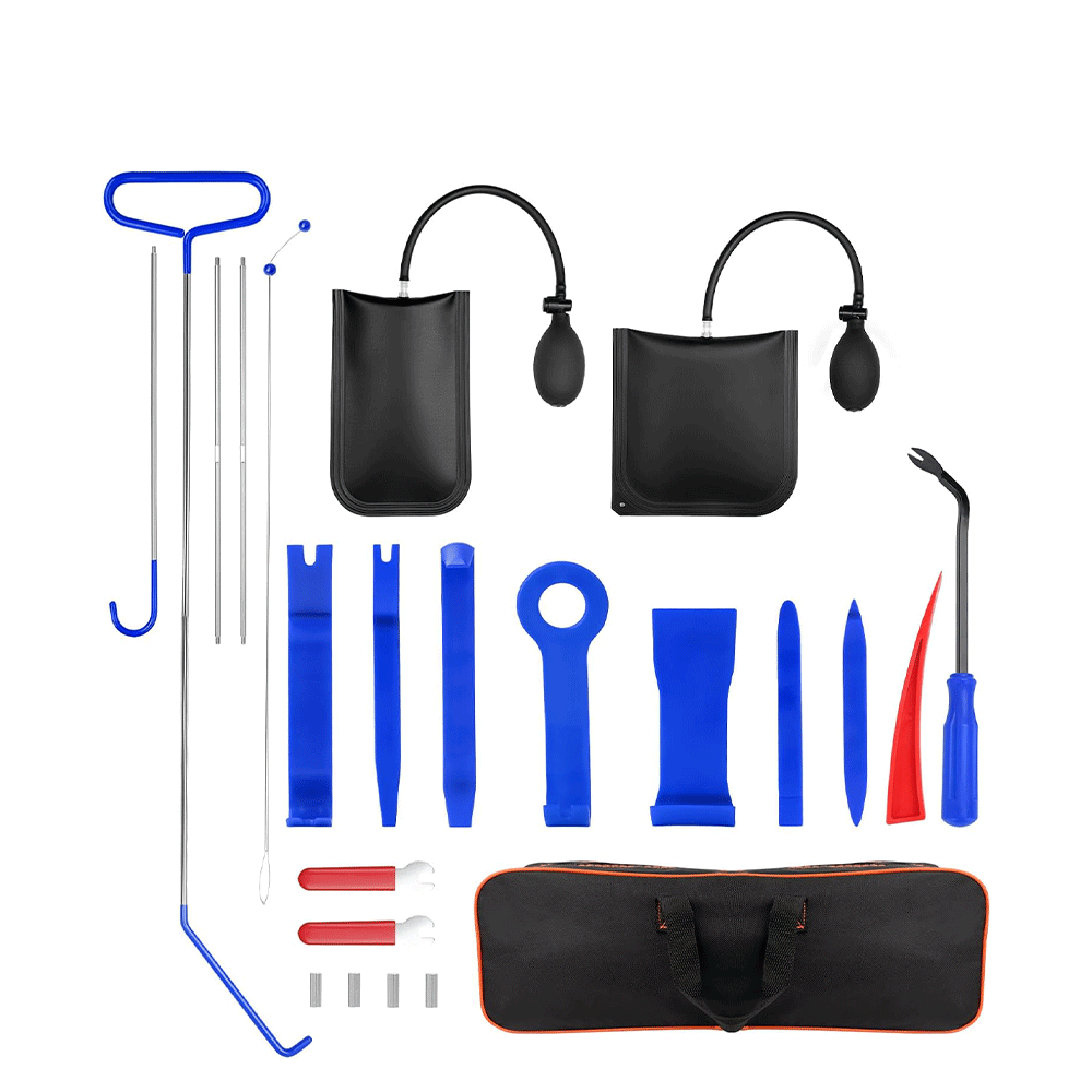 ECS AUTO PARTS 24 Pieces Professional Car Opening Tool Set – Locksmith ...