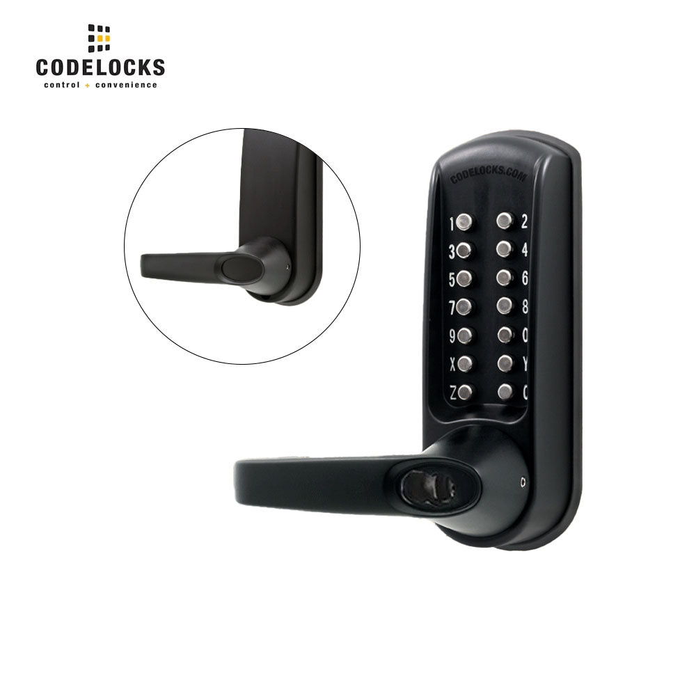 Codelocks CL615 Mechanical, Heavy Duty, Grade 2, Marine Grade Black, O