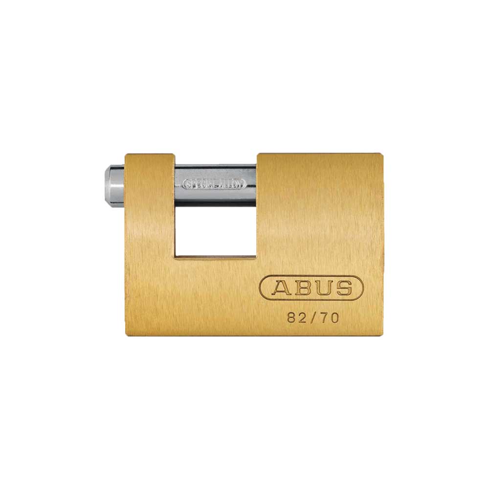 ABUS - 82/70 - Automatic Locking Brass Padlock with Optional Keying