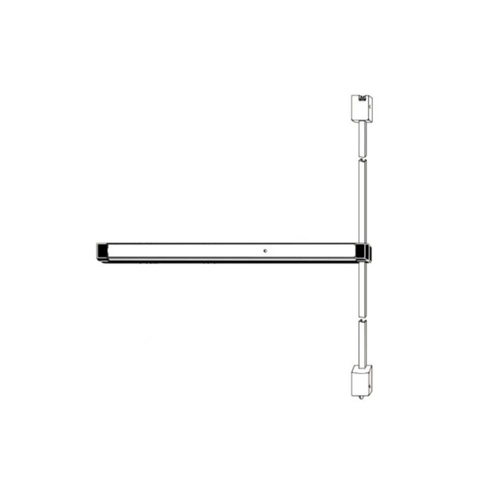 Adams Rite - 8200MLR - Narrow Stile Surface Vertical Rod Exit Device ...