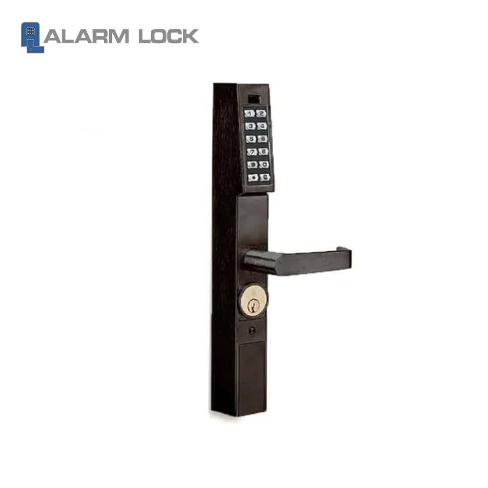 Alarm Lock - DL1200ET-10B - Trilogy Narrow Stile Pin Exit Keypad Lever