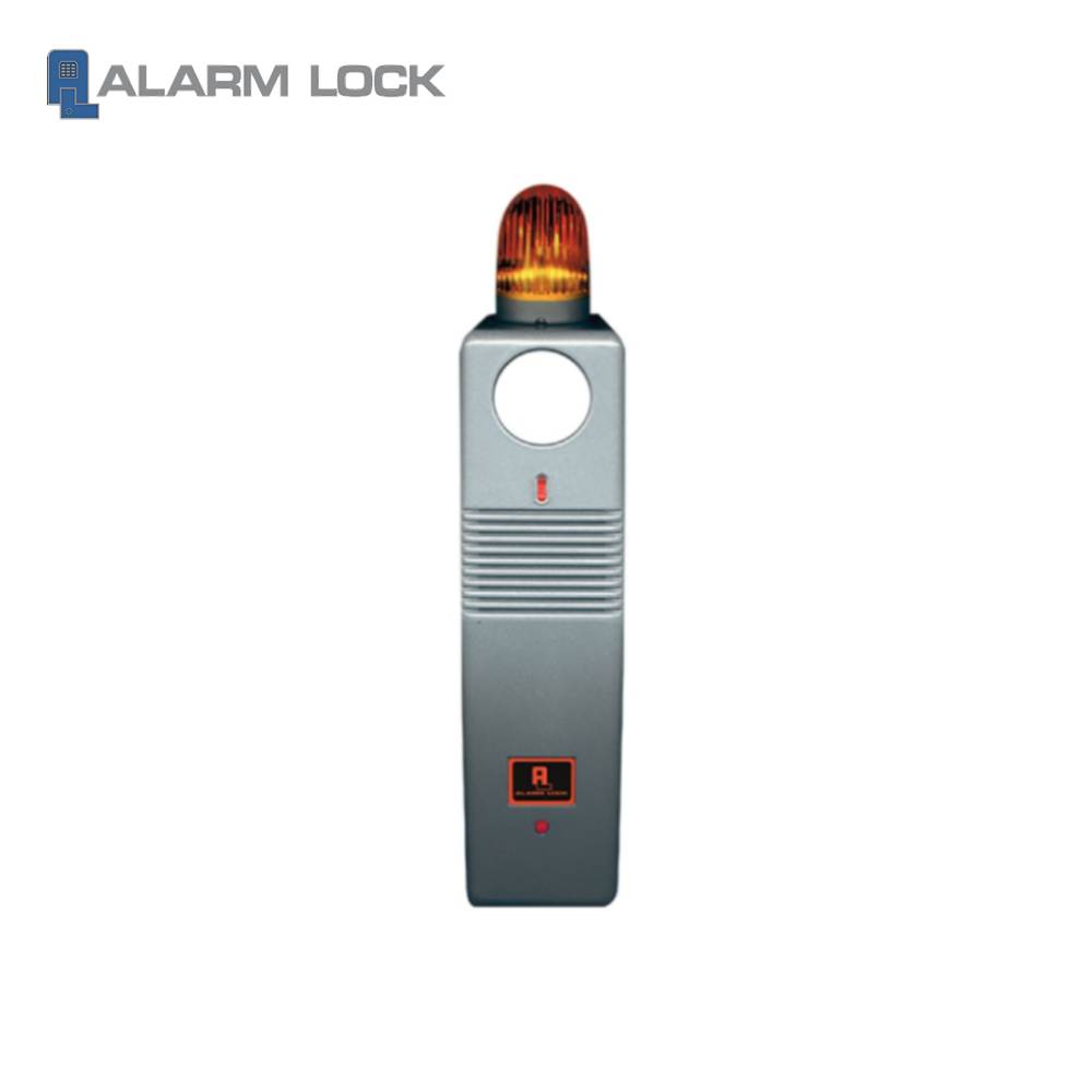 Alarm Lock - PG21MSS - Narrow Stile Door Alarm with Strobe - Aluminum