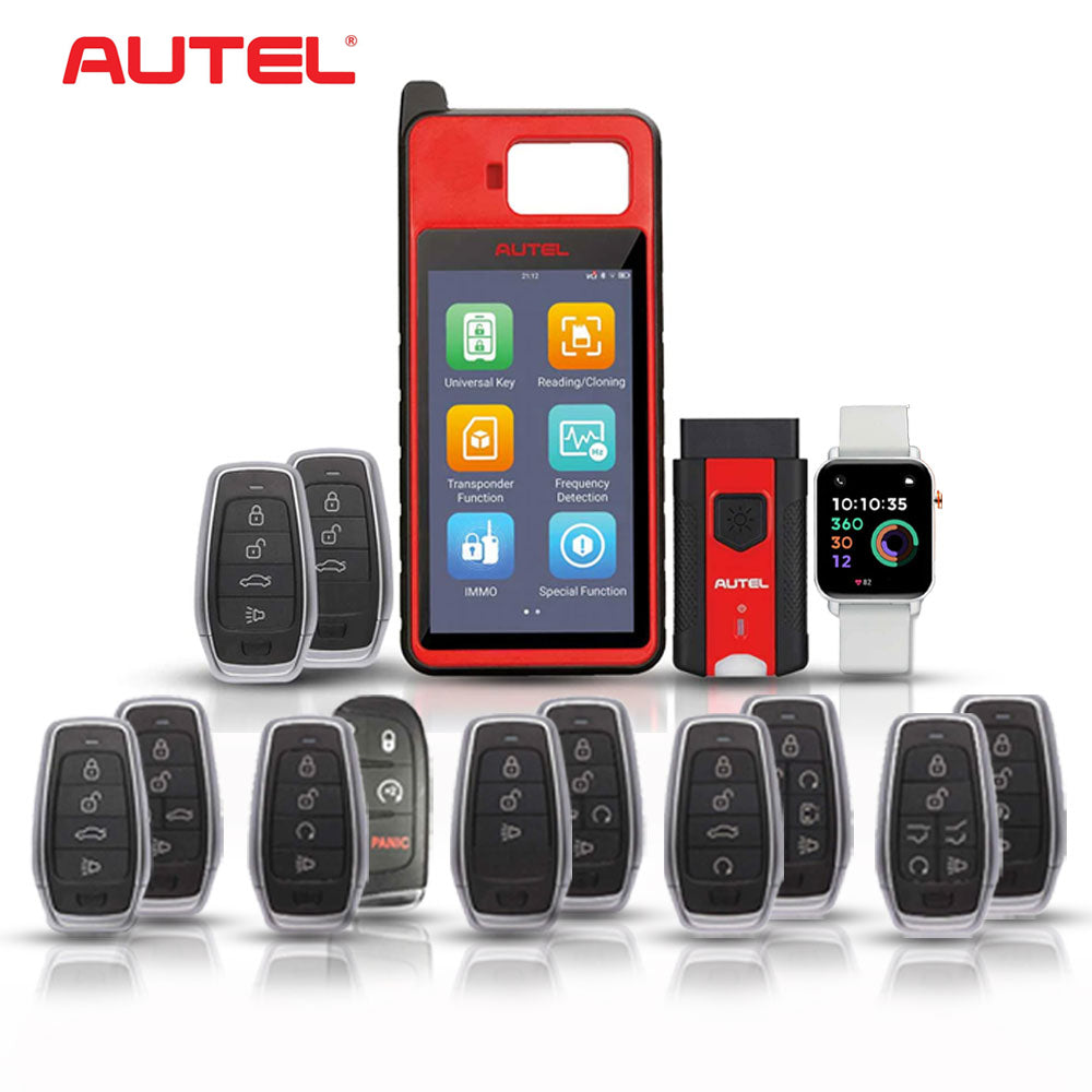Autel MaxiIM KM100 Universal Key Generator Bundle with 10 Extra Univer