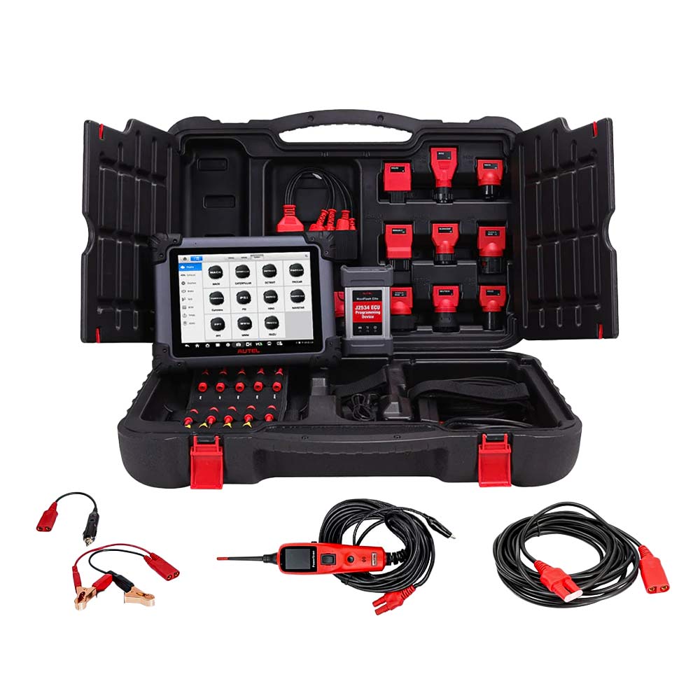 Autel MaxiSYS MS908CVII Commercial Vehicle Diagnostic Tablet with Powe ...