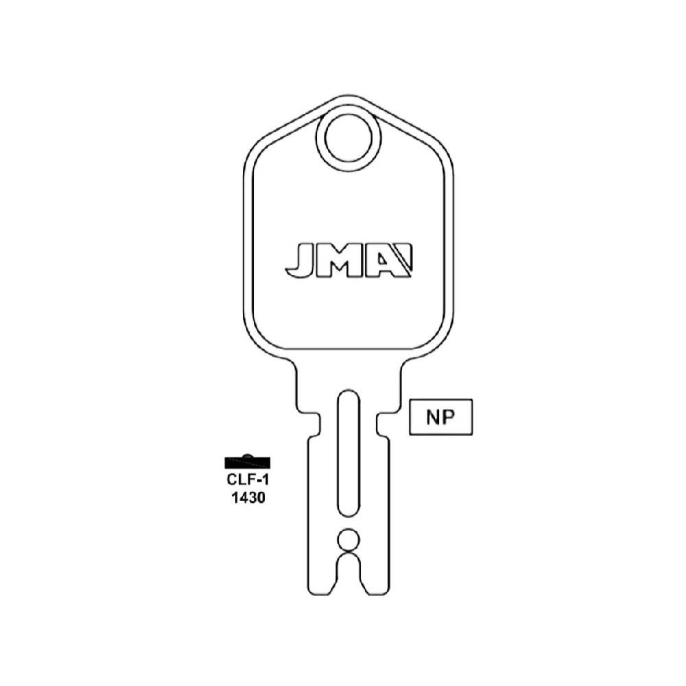 1429 Clark Fork Lift Key Blank - 1430 / CLF-1 – Locksmith Keyless