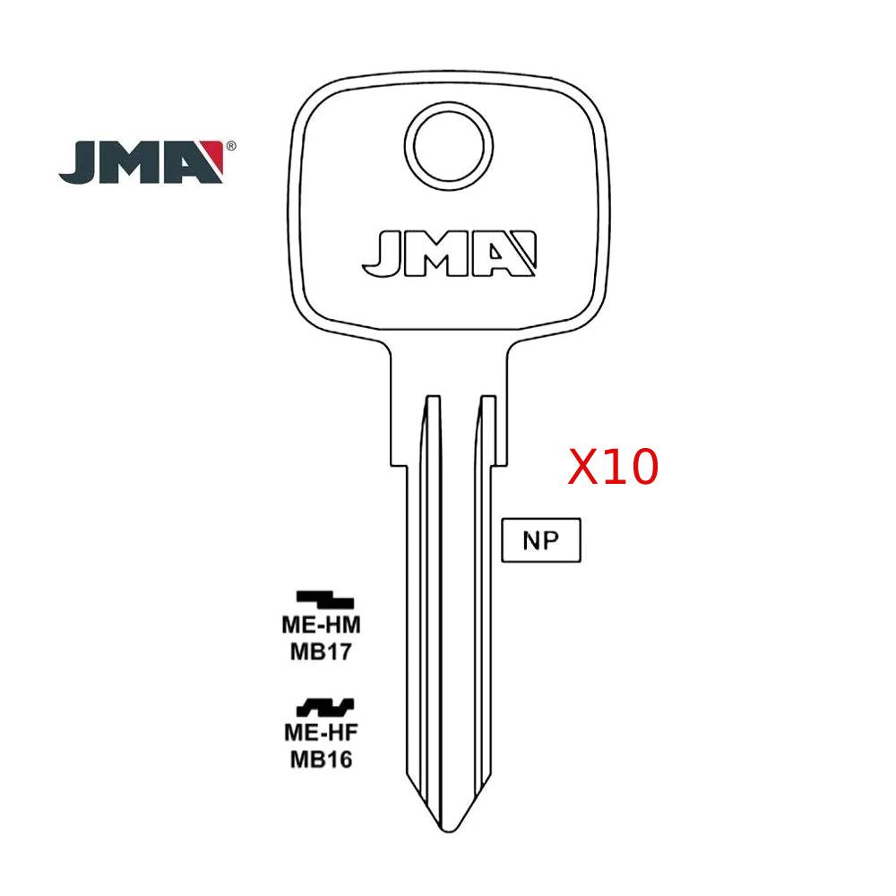 Dodge Mercedes Benz Sprinter Key Blank - MB17 / ME-HM (Packs of 10)