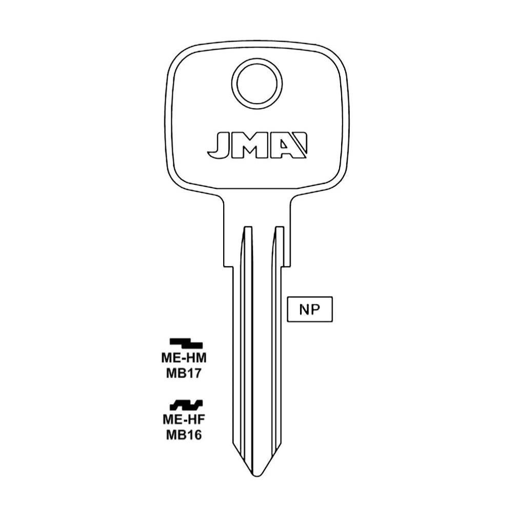 Dodge Mercedes Benz Sprinter Key Blank - MB17 / ME-HM – Locksmith Keyless