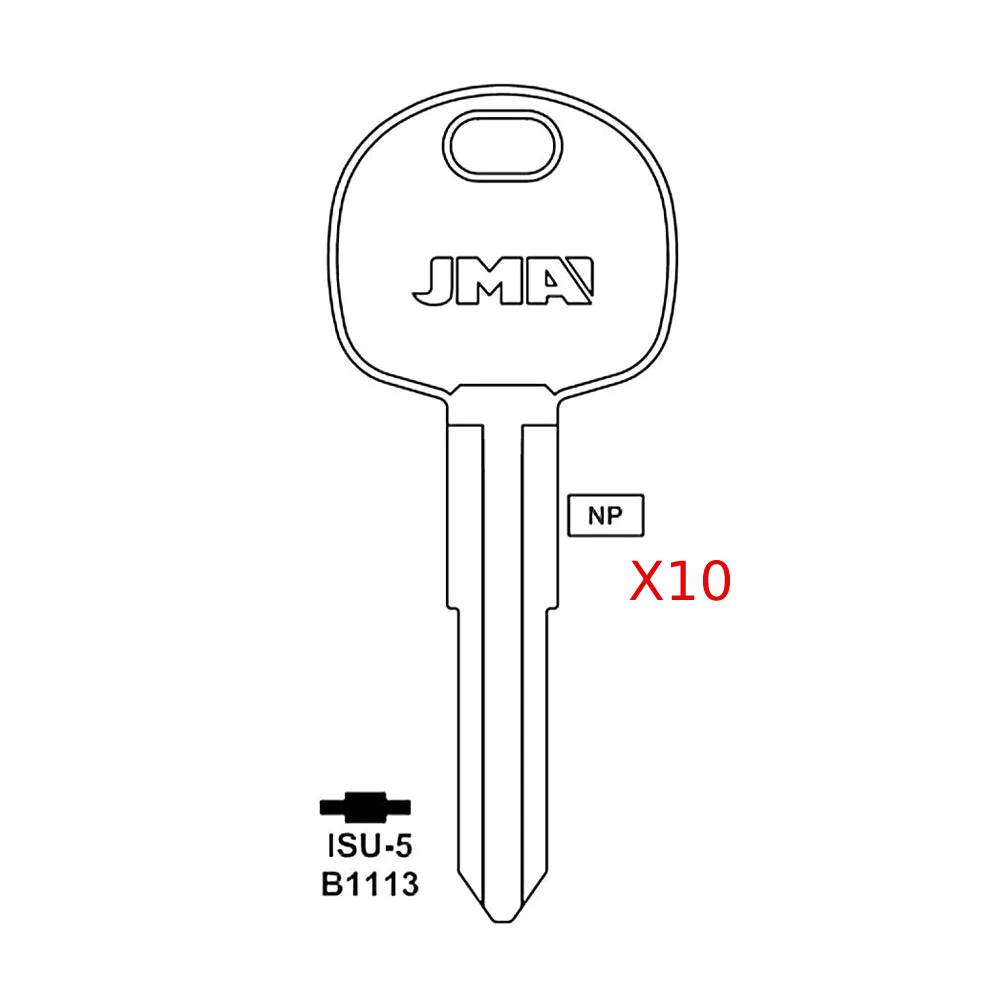 Isuzu Key Blank - B113 / ISU-5 (Packs of 10)
