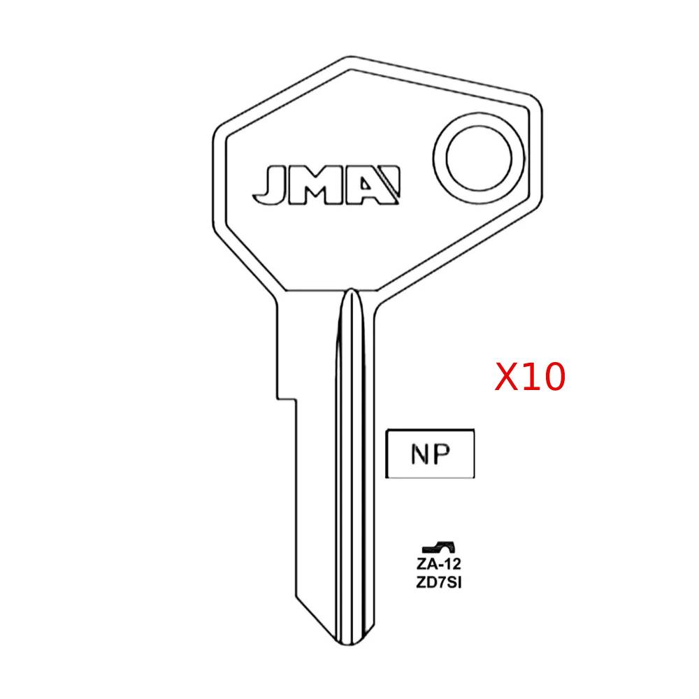Kawasaki Ducati Triumph Zadi Motorcycle Key Blank - ZD7-SI / ZA-12 (Pa ...