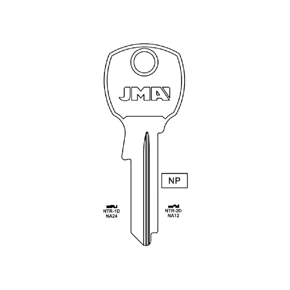 1069LB Mailbox Locks Padlocks Key Blank - NA12 / NTR-2D – Locksmith Keyless