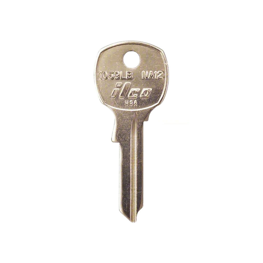 1069LB Mailbox Locks Padlocks Key Blank -Brass - NA12 - NTR-2D ...