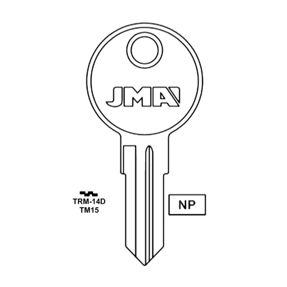 1623 Trimark Key Blank TM15 / TRM-14D – Locksmith Keyless