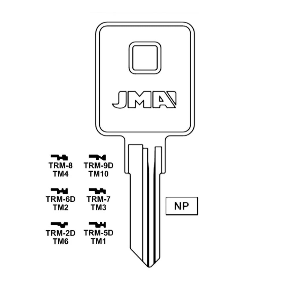 1603 Trimark Key Blank TM3 / TRM-7 – Locksmith Keyless