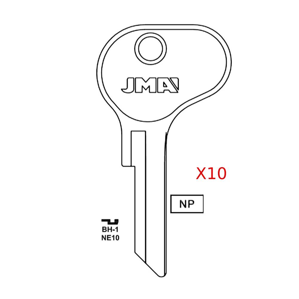 Volvo Key Blank - NE10 / BH-1 (Packs of 10) – Locksmith Keyless