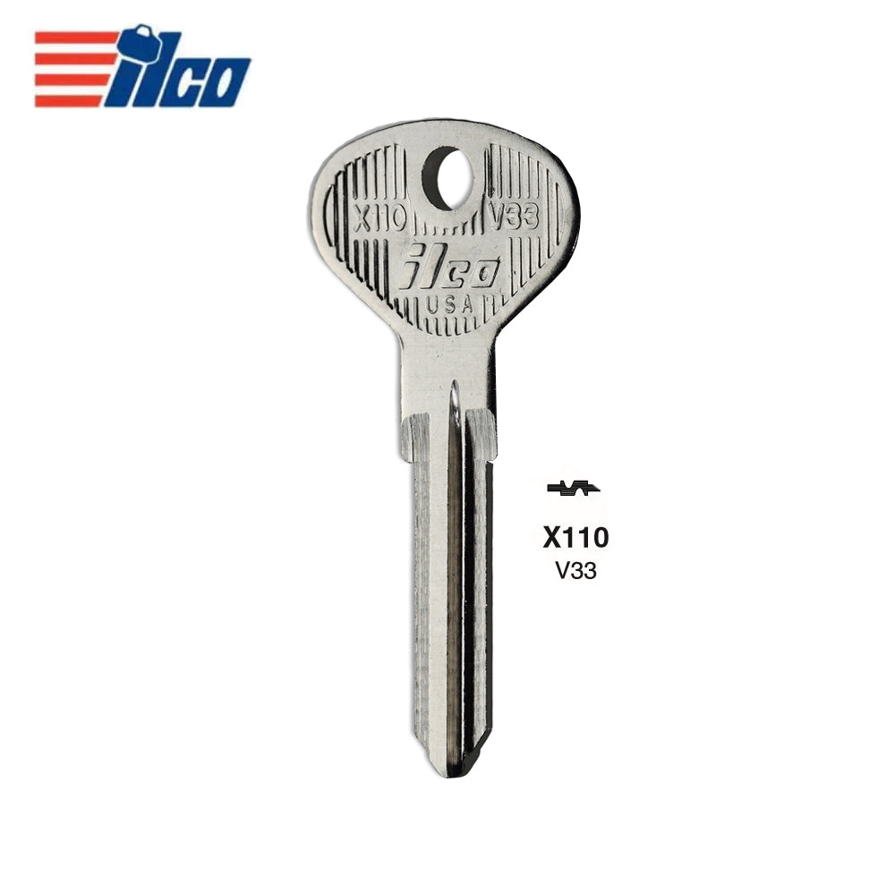 VW Key Blank - VO-N / X110 (Packs of 10)