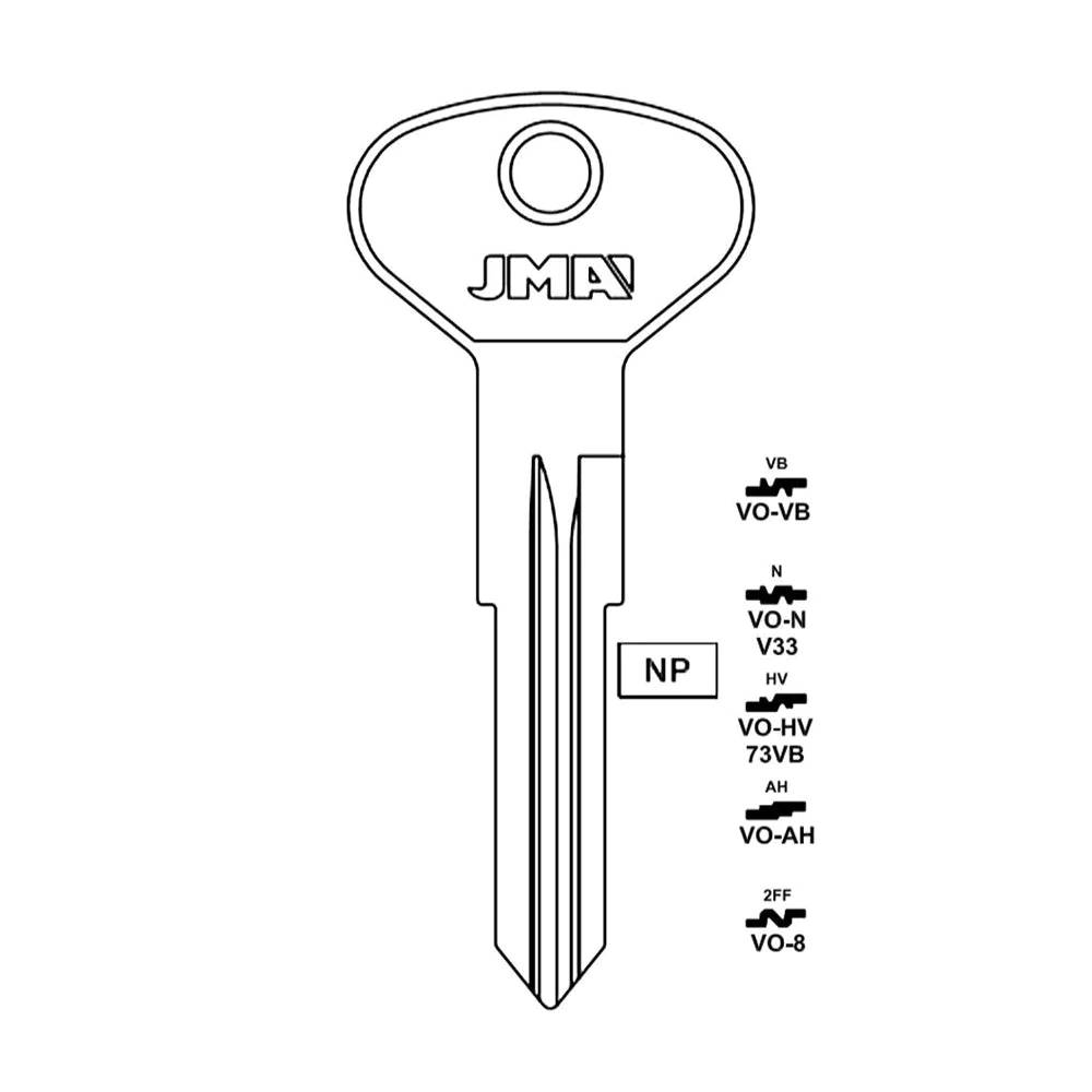 VW Key Blank -X110 / VO-N – Locksmith Keyless
