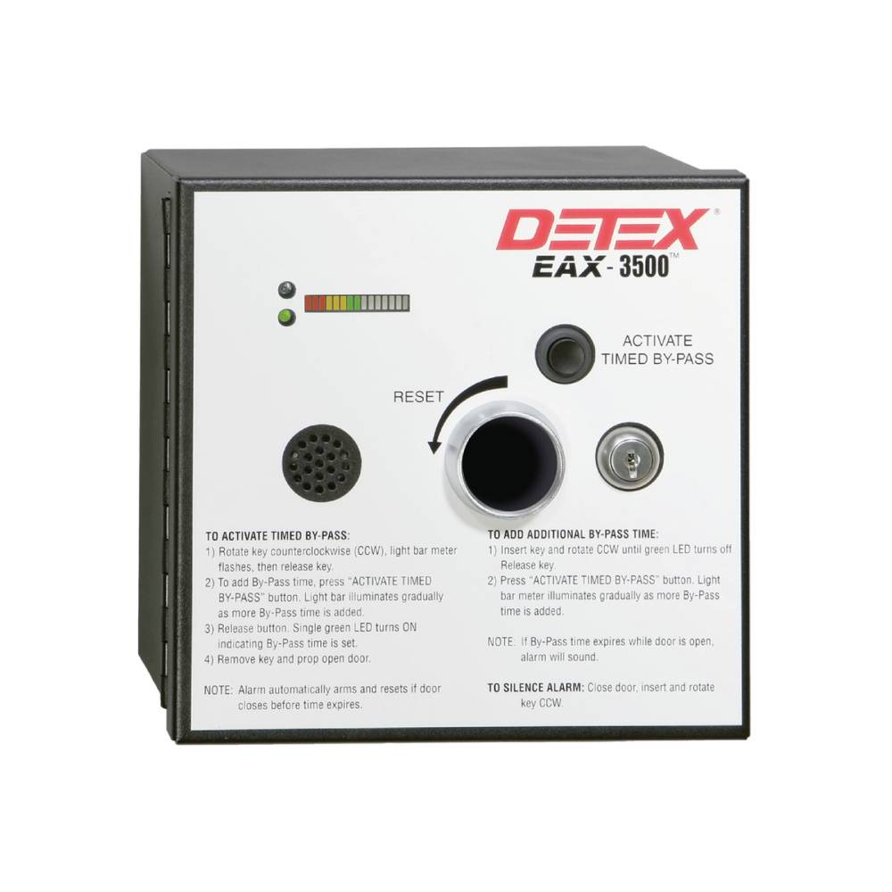 Detex - EAX-3500SK - Surface Mount Only Kit and Hardwired Timed Bypass