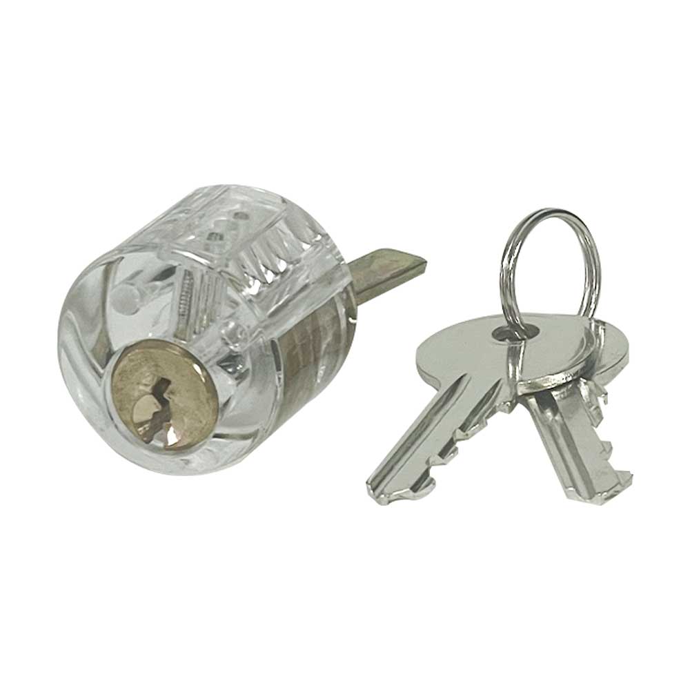 ECS AUTO PARTS Transparent Acrylic Practice Padlock with 1 Character K ...