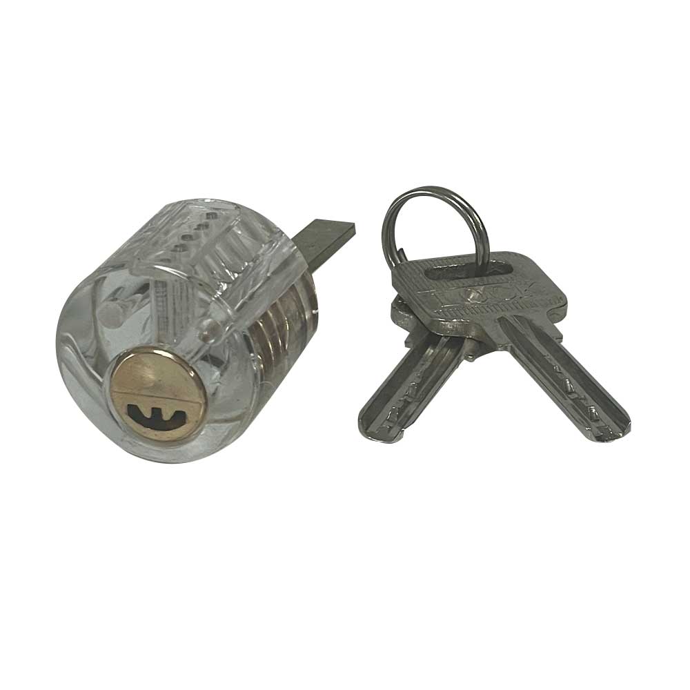 ECS AUTO PARTS Transparent Acrylic Practice Padlock with 2 Character K ...
