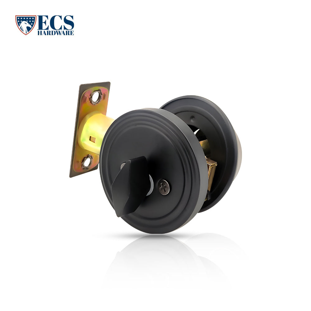 ECS HARDWARE - Durable Combo Lockset w/ Single Knob & Deadbolt - Entra