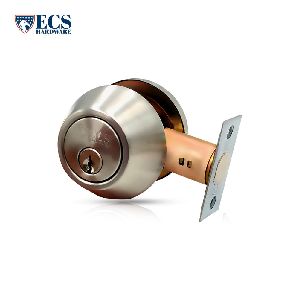 ECS HARDWARE - Durable Combo Lockset w/ Single Knob & Deadbolt - Entra