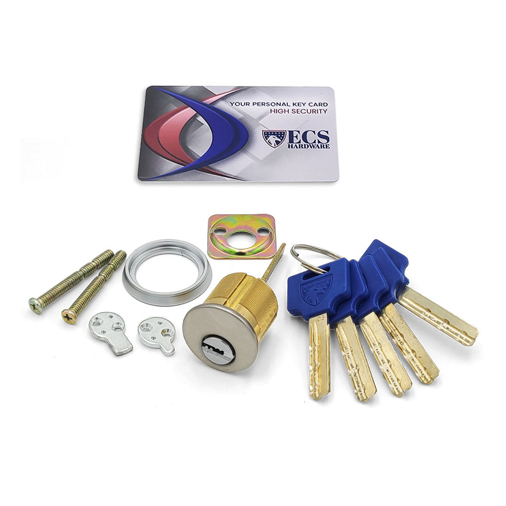 ECS HARDWARE - Durable Premium Key Controlled Rim / Mortise Combo Cyli ...