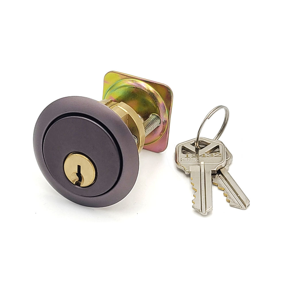 ECS HARDWARE - Durable Premium Rim Cylinder - 10B Oil Rubbed Bronze KW ...