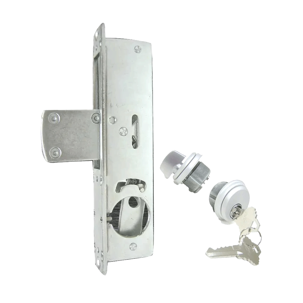 ECS HARDWARE - Zinc Plated Steel Lock Body 31/32" Backset with 2 Alumi ...