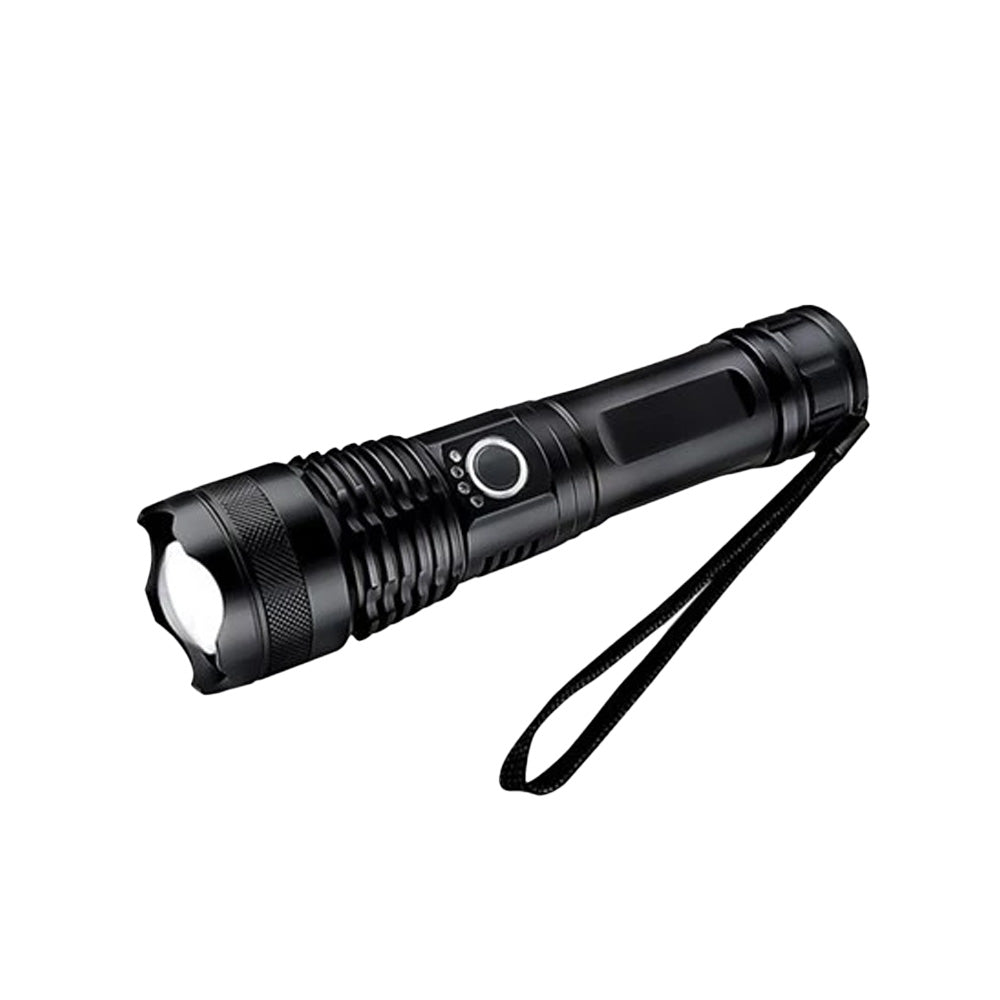 ECS TOOLS - RH-0671 - LED XHP50 Zoom Flashlight 26650 Battery - Alumin ...