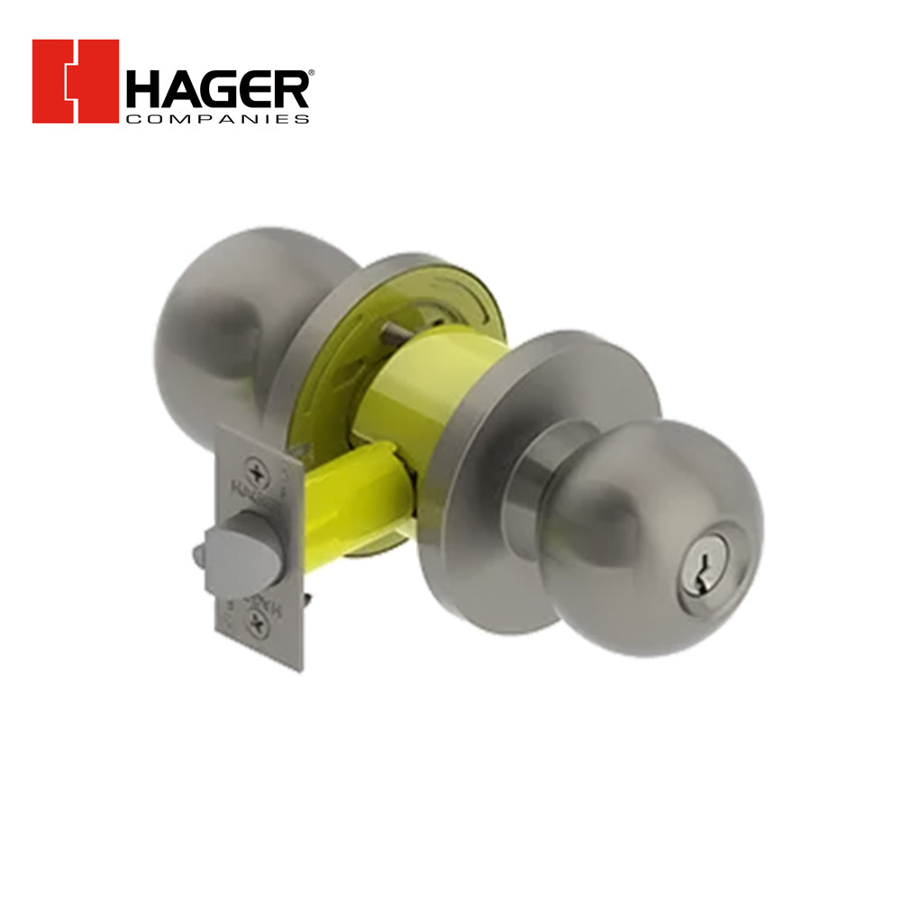 HAGER - 3553 - Entry Conventional Cylindrical Lock with 2-3/4" Backset