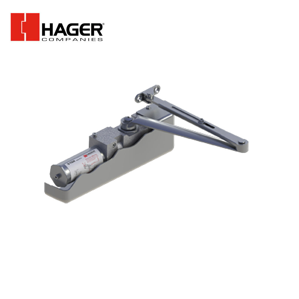 HAGER - 5100-TRK - Surface Closer Push or Pull Side Track Arm Mount Mo