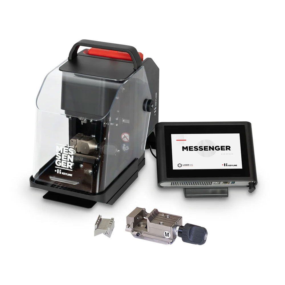 Keyline Messenger Portable Key-Cutting Machine with IQ Console and Gym ...