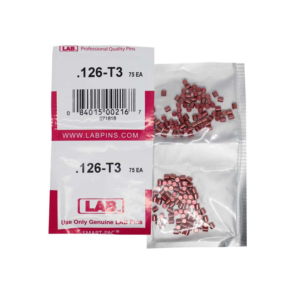 LAB - 126T - .126 Top Pin - .115 Diameter - Crown .003 Universal - Col ...