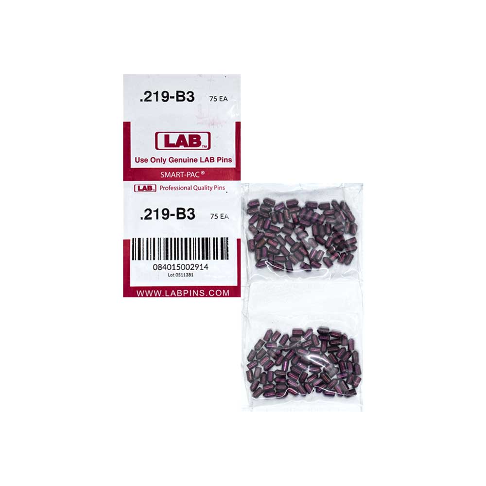 LAB - 219B - .219 Bottom Pin - .115 Diameter - Crown .003 Universal ...
