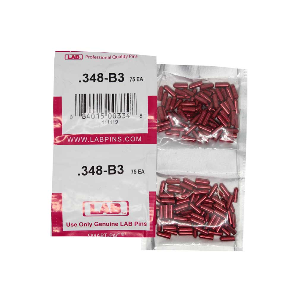 LAB - 348B - .348 Bottom Pin - .115 Diameter - Crown .003 Universal ...