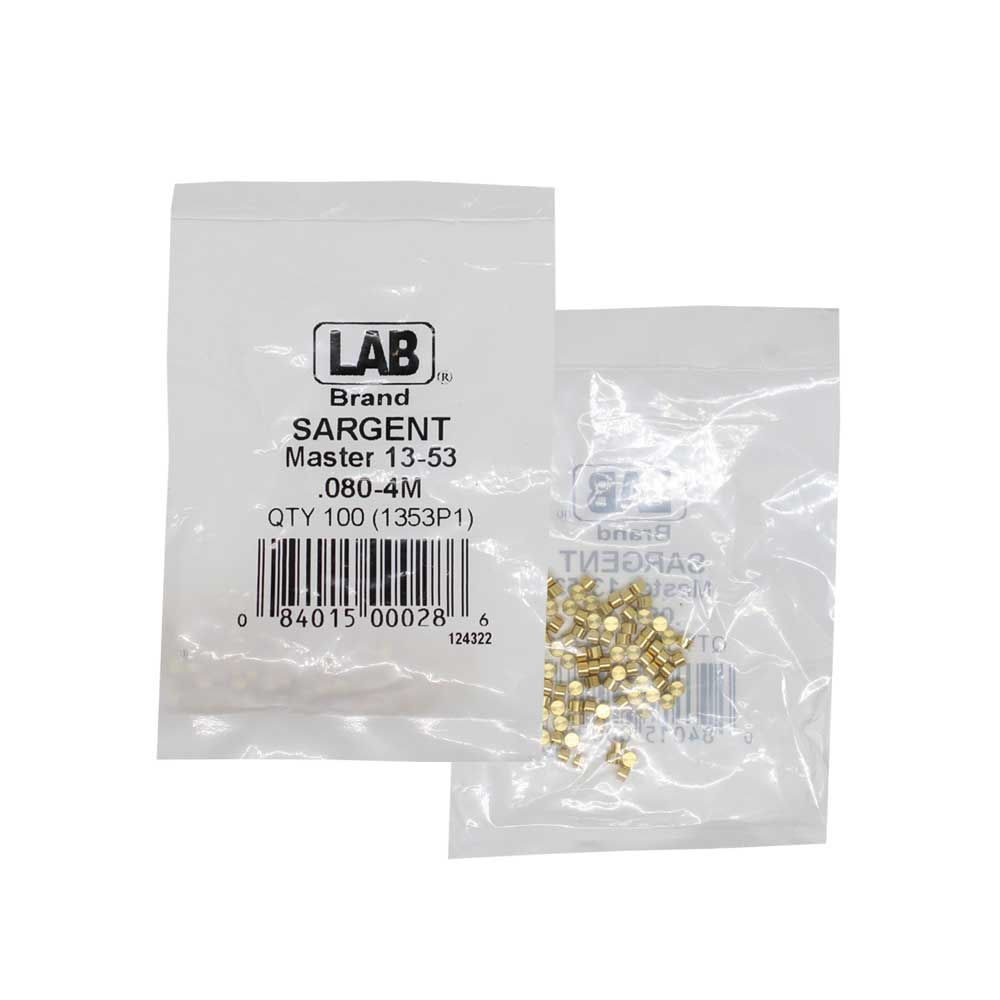LAB - SAR13-0053 - Sargent 4 Master Pin - Size .080 - Polybag 100 Pins ...