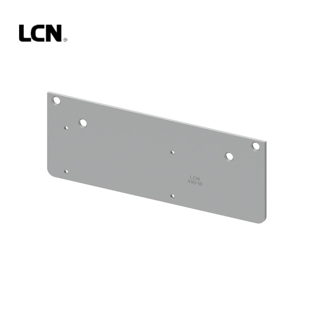 LCN - 4110-18 - Drop Plate - Narrow Top Rail / Flush Ceiling - 689 (Al