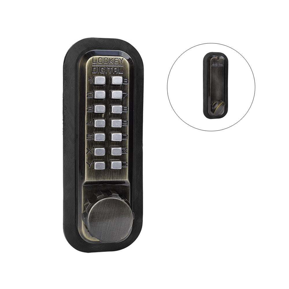 Lockey - 2210 - Mechanical Keyless Combination Deadbolt Lock ...