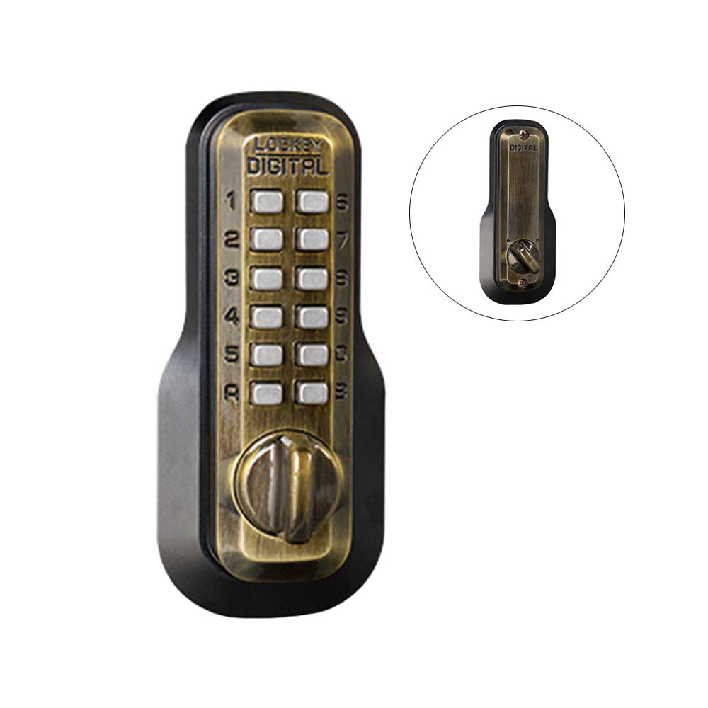 Lockey - M210 - EZ Mechanical Keyless Combination Deadbolt Lock ...