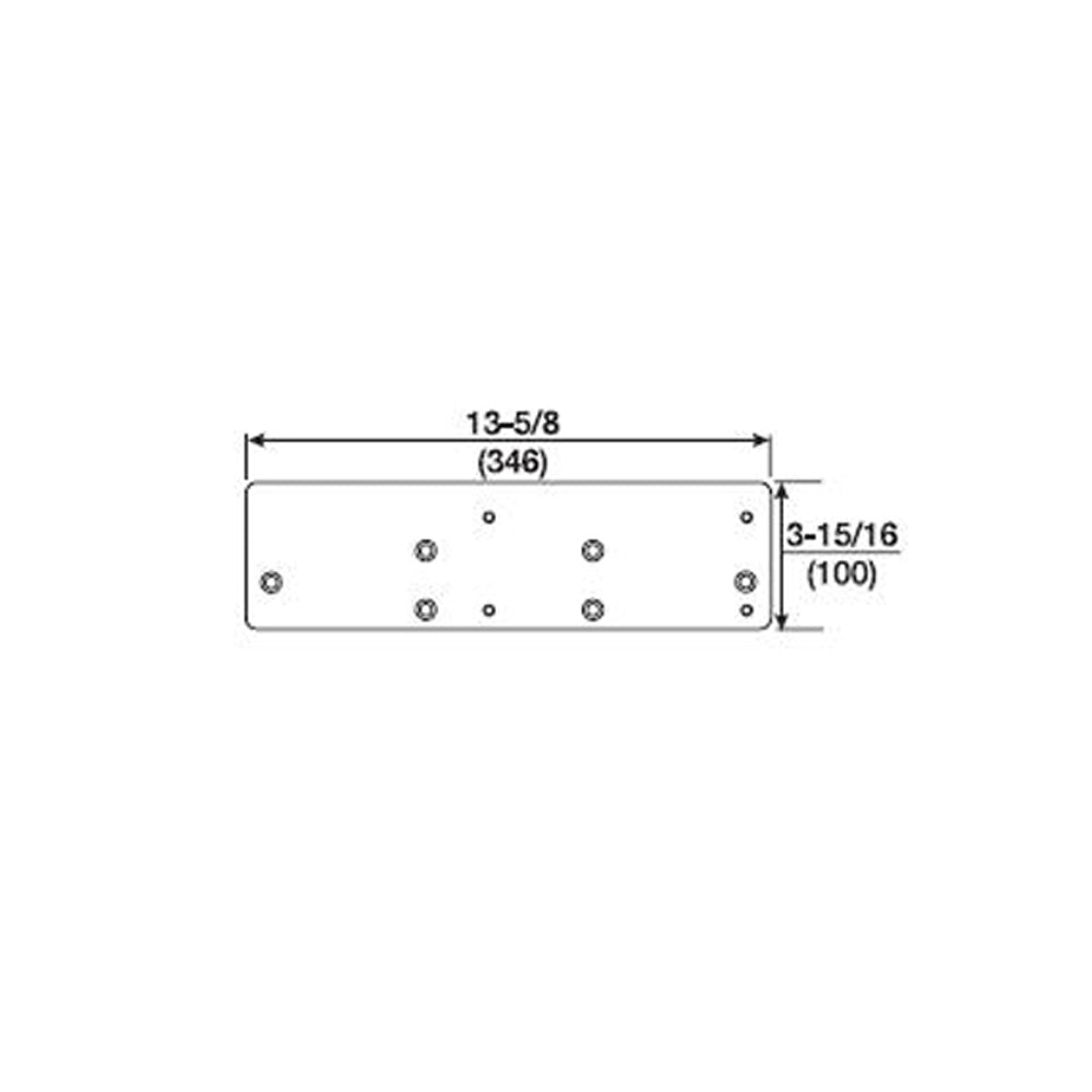 Norton - 7786 - Drop Plate for 7500 Series with Narrow Frame - 689 (Al ...