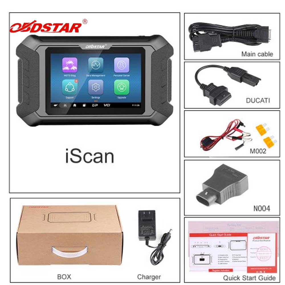 OBDSTAR iScan Ducati Motorcycle Diagnostic Scanner and Key Programmer