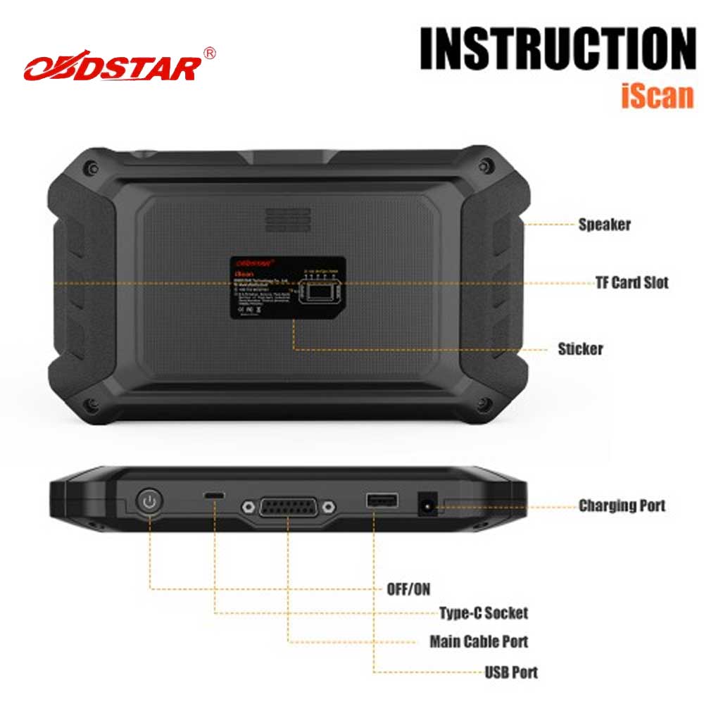 OBDSTAR iScan Harley Davidson Motorcycle Diagnostic Scanner and Key Pr