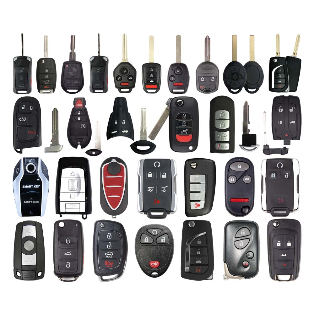 AKS KEYS Automotive Smart Remotes Starter Pack-8 with 90 Remotes ...