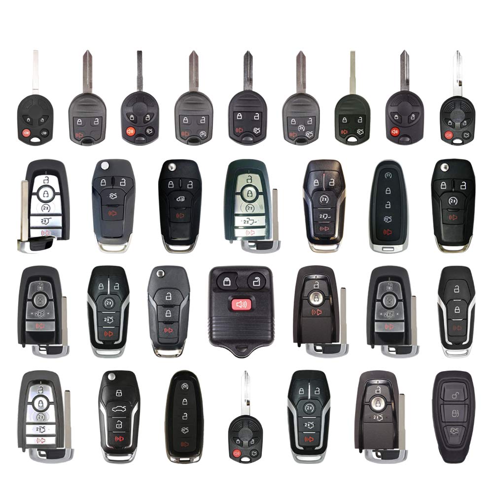 AKS KEYS Aftermarket 30 Ford Keys Bundle – Locksmith Keyless