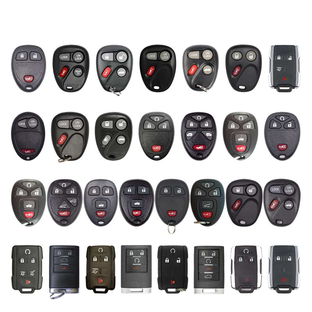 Automotive Smart Remotes Starter Pack-6 with 30 Chevrolet Cadillac Rem ...