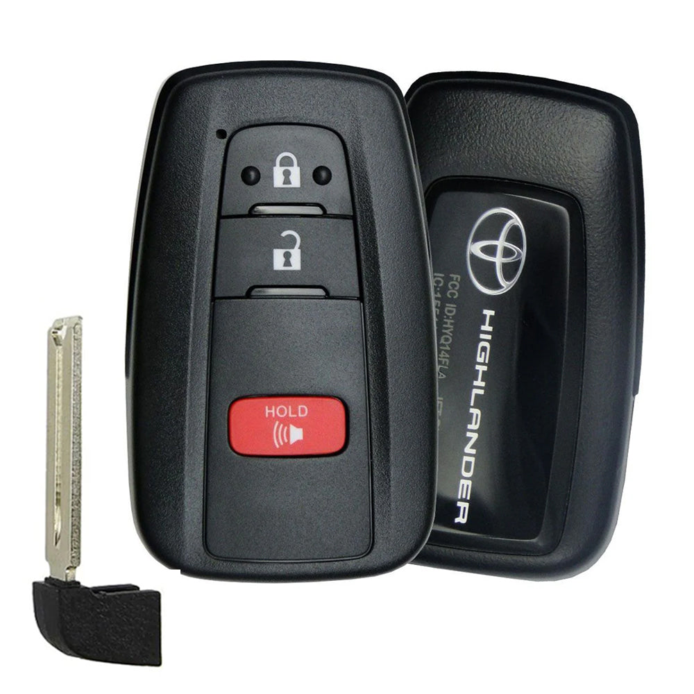 2021 - 2023 Toyota Highlander Smart Key 3B Fob FCC# HYQ14FLA - 8990H-0 ...