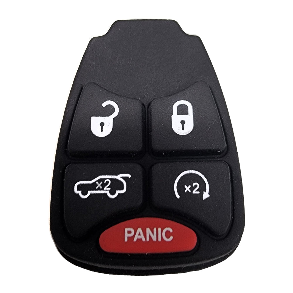 2007 Jeep Commander Grand Cherokee Remote Rubber Pad 5 Buttons ...